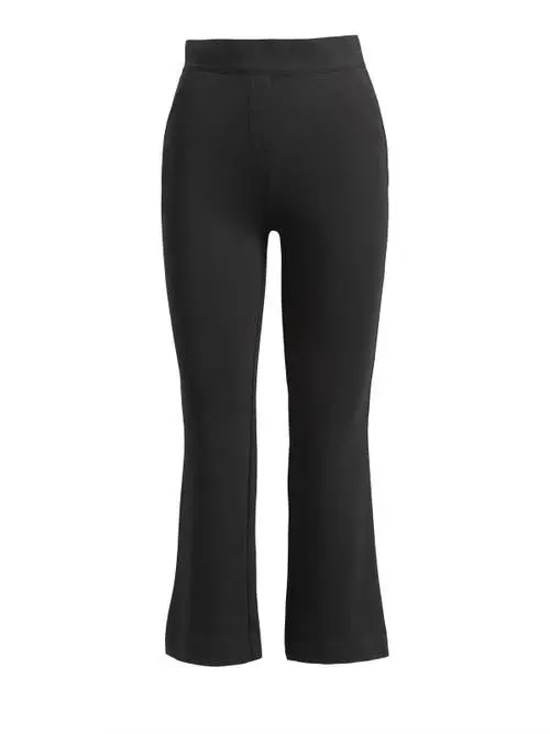 SINGLE STITCH Shaping Cropped Kick Flare Pant - Black