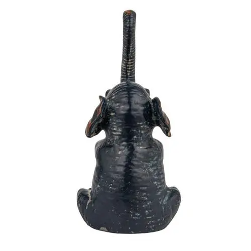 STORIED HOME Pewter Elephant Ring Holder