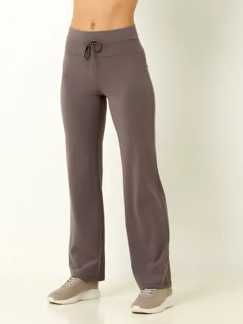 SINGLE STITCH Sueded Boot Leg Pant - Shark