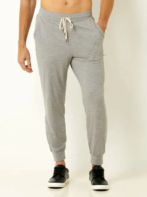 SINGLE STITCH Everyday Drawstring Jogger - Heather Gray