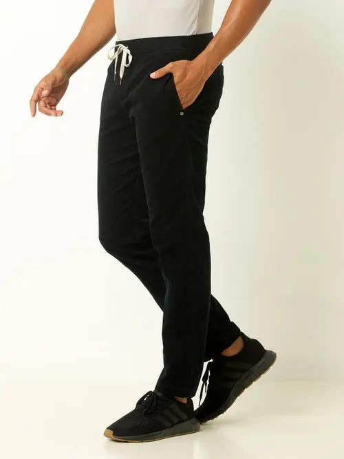 SINGLE STITCH Corduroy Drawstring Pants - Deep Navy