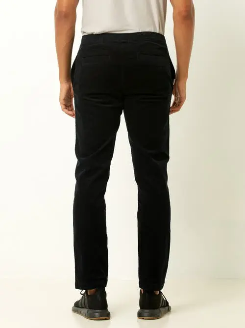 SINGLE STITCH Corduroy Drawstring Pants - Deep Navy
