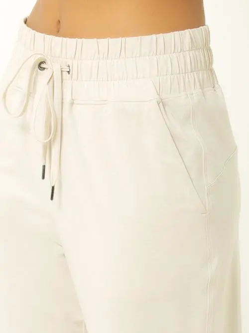 SINGLE STITCH Lightweight Drawstring Joggers - Heather Oat