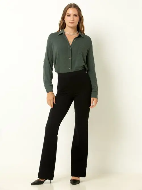SINGLE STITCH High Rise Flare Pant