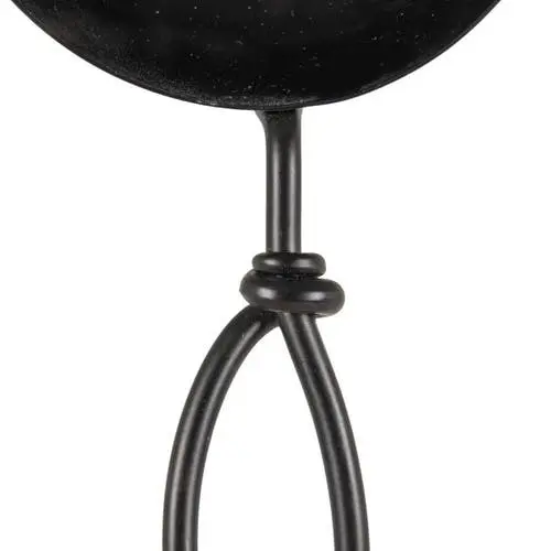 STORIED HOME Hammered Stainless Steel Scoops
