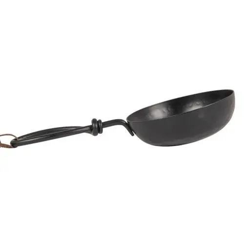 STORIED HOME Hammered Stainless Steel Scoops