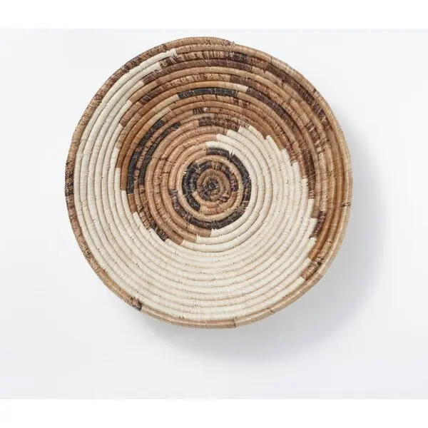 MAADILI COLLECTIVE Simple Spiral Basket - Natural