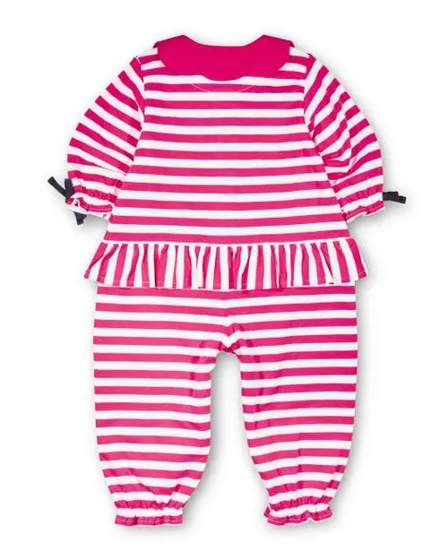 FLORENCE EISEMAN Stripe Knit Longall With Ladybug