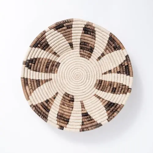 MAADILI COLLECTIVE Large Sunspot Basket ~ Banana Fiber - Natural