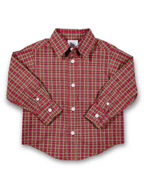FLORENCE EISEMAN Plaid Button Down Shirt