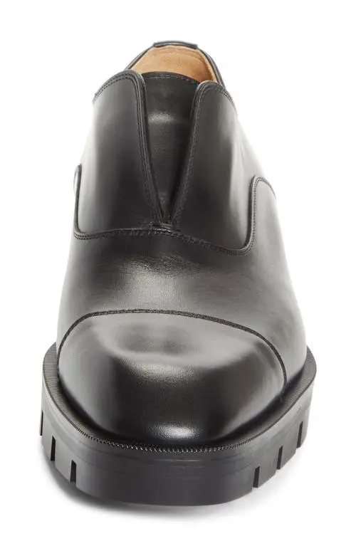 CHRISTIAN LOUBOUTIN Alpha Lion Cap-toe Slip-on - Black
