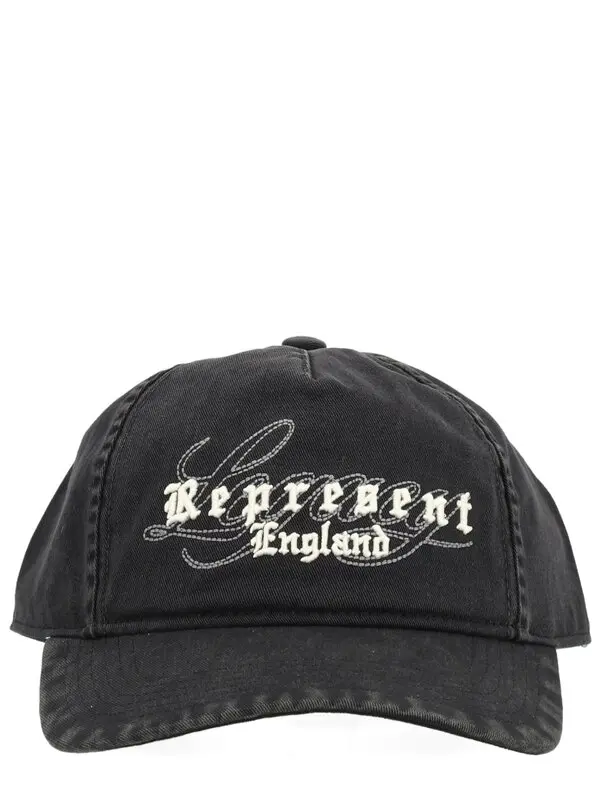 REPRESENT Embroidered Baseball Cap - Black