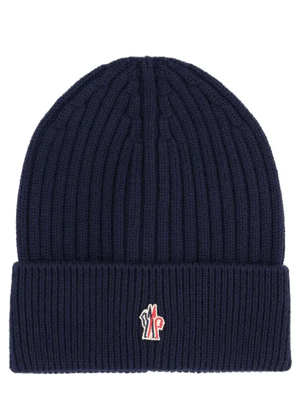Moncler Wool Cap - Blue
