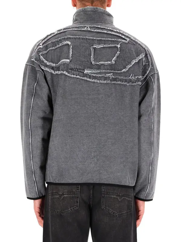 DIESEL® S-baty-new Sweatshirt With Logo - Grey