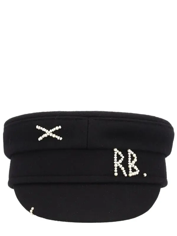 Ruslan Baginskiy Baker Boy Cap - Black