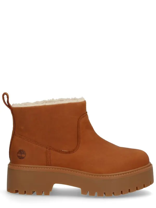 Timberland Leather Ankle Boots - Brown