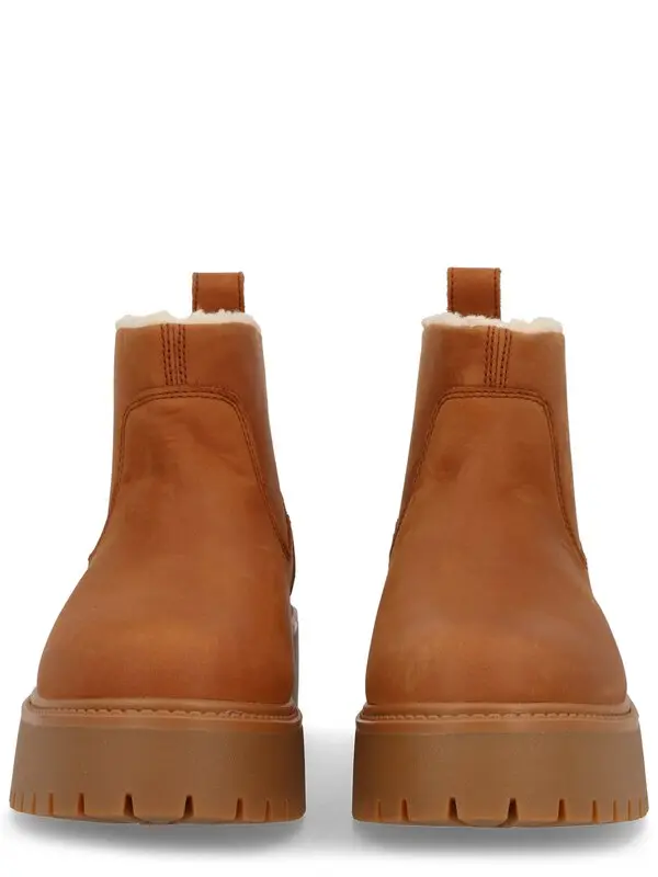 Timberland Leather Ankle Boots - Brown