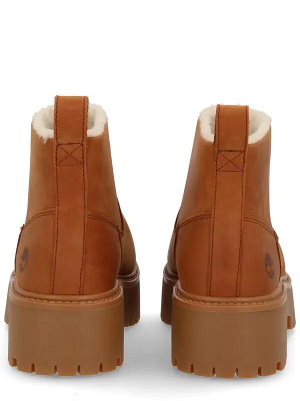 Timberland Leather Ankle Boots - Brown