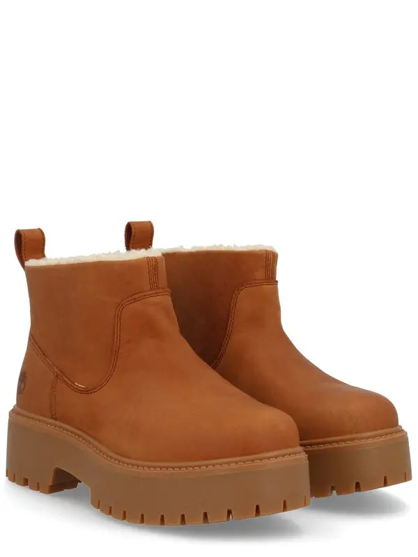 Timberland Leather Ankle Boots - Brown