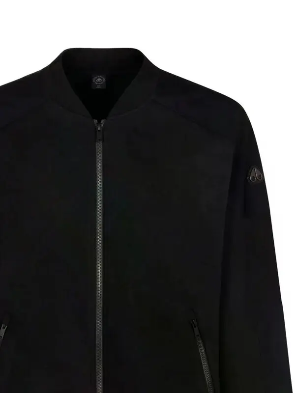 Moose Knuckles Dalton Logo-patch Bomber Jacket