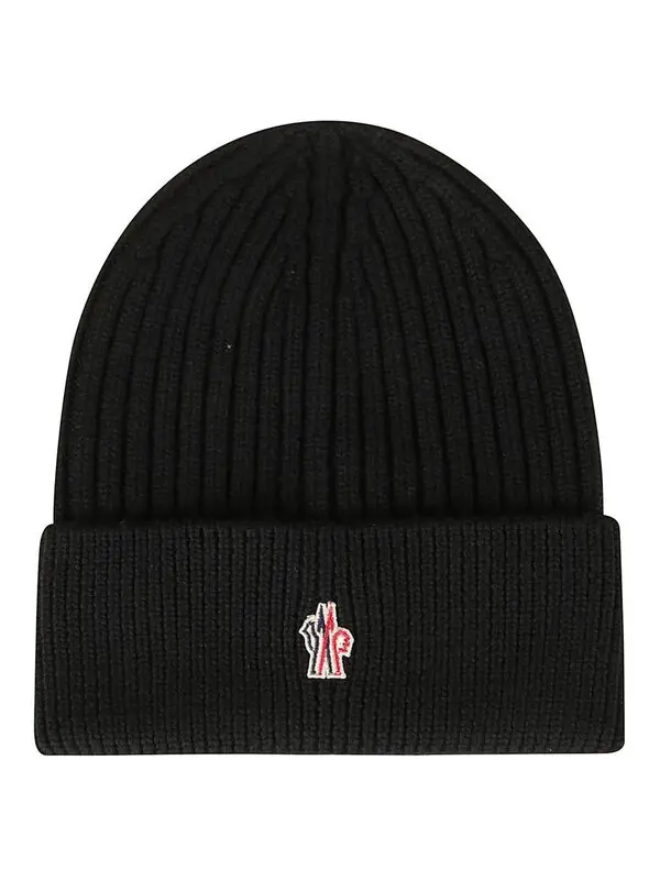 Moncler Tricot Beanie - Black