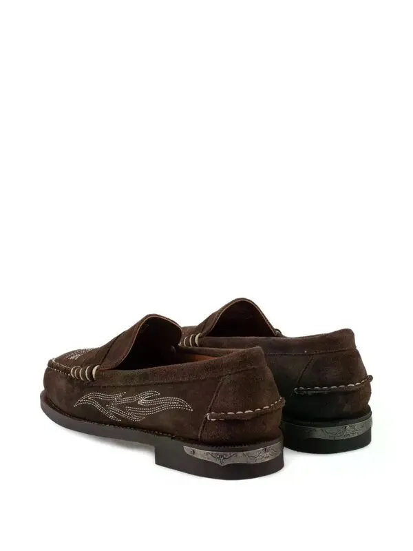 SEBAGO Dan Dallas Embroidered Penny Loafers