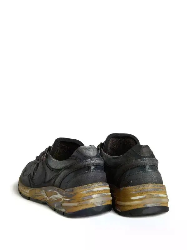 GOLDEN GOOSE Lace-up Leather Sneakers - Black