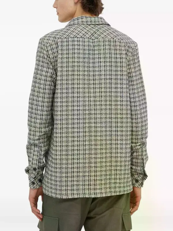 SAMSOE SAMSOE Checked Button Shirt