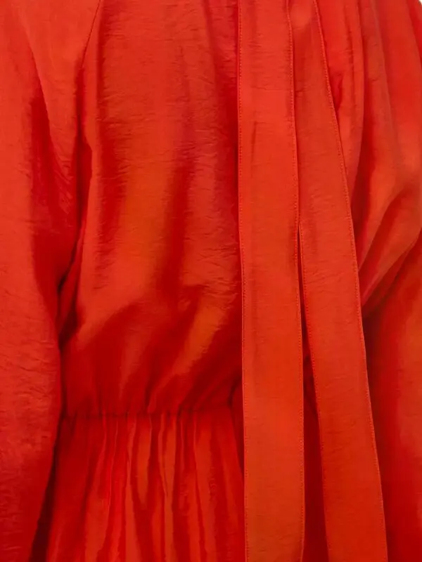 SAMSOE SAMSOE Tie-neck Mini Dress
