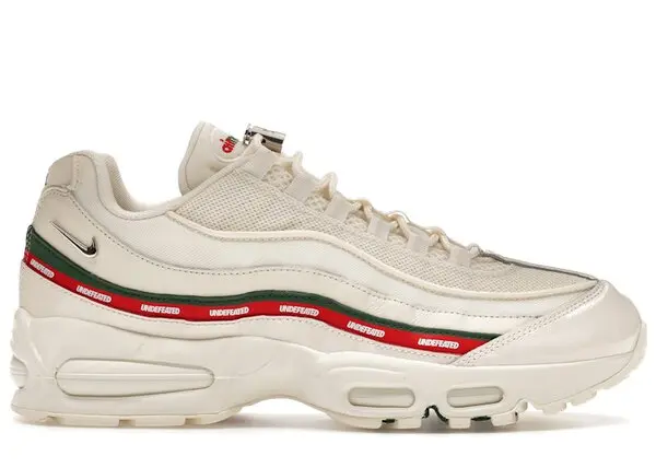 Nike Max 95 Sp Undefeated Sneakers - Sail/metallic Silver/gorge Green