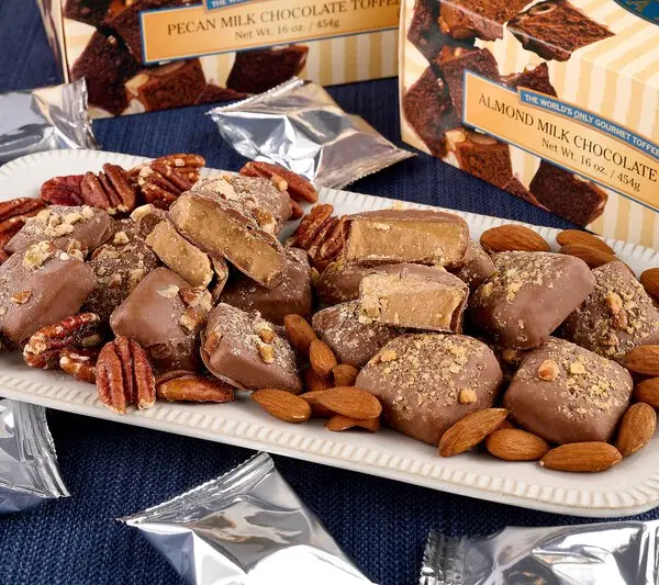 MRS. WEINSTEIN'S TOFFEE Mrs Weinstein's Toffee Sweet Shop 2lbs Choc Toffee W/nuts - One-color