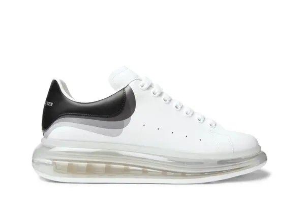 Alexander McQueen Oversized Clear Sole Sneakers With 3d Printing