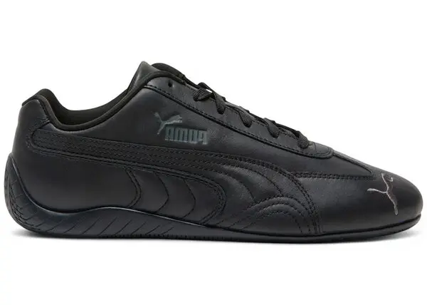 PUMA Speedcat Full Leather Sneakers - Black/shadow Grey