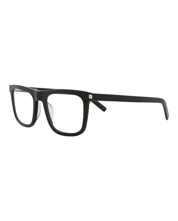 Saint Laurent Square Eyeglasses - Black/transparent (sl547slimo