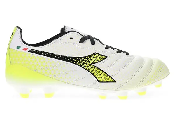 DIADORA Brasil Elite Tech Gr Ita Lpx Fg - White/black/fluo Yellow