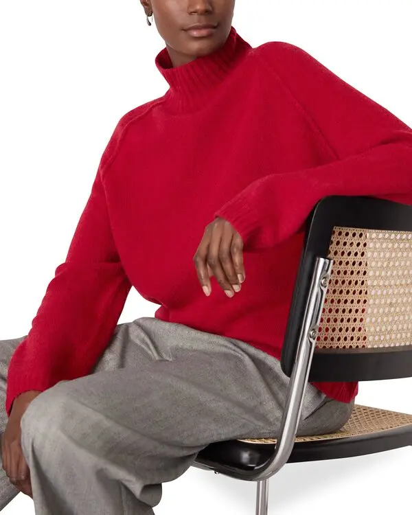 Whistles Split Funnel Knit Sweater