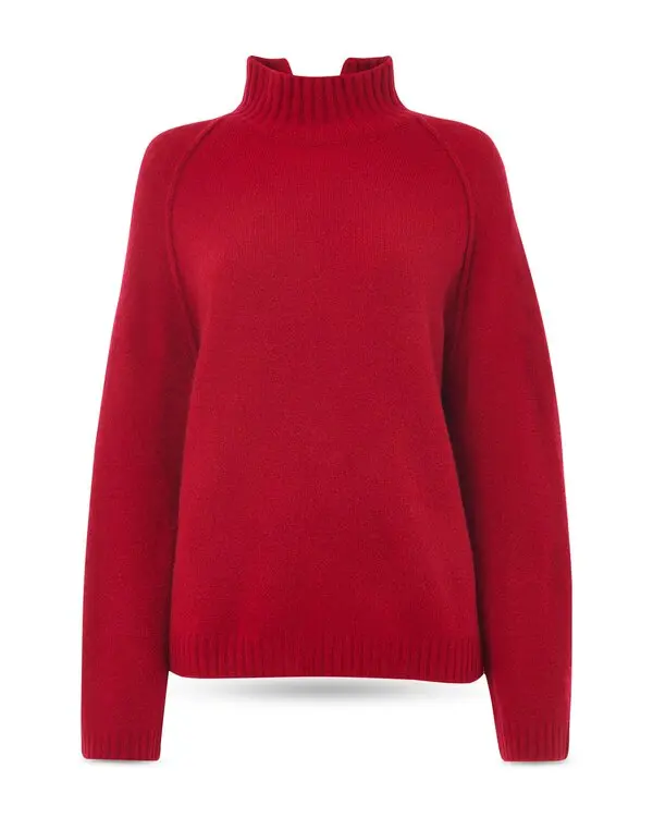 Whistles Split Funnel Knit Sweater