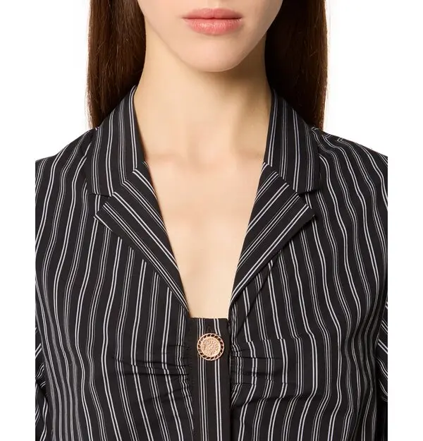 Tresse Cropped Puff Sleeve Shirt
