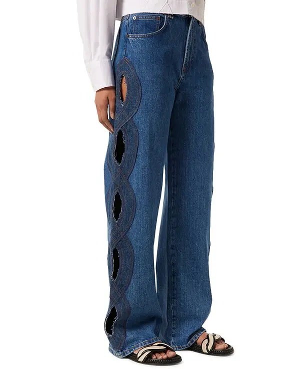 Tresse Pouja High-rise Wide-leg Jeans