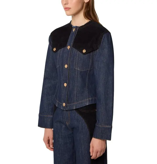 Tresse Vanto Jacket With Velvet Trim
