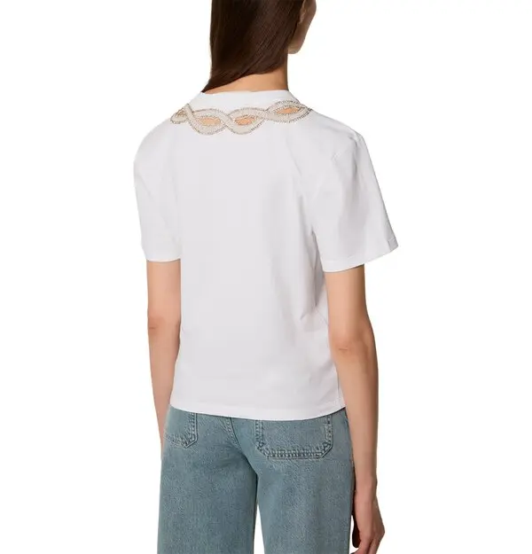 Tresse Tobi Rhinestone Trim Tee