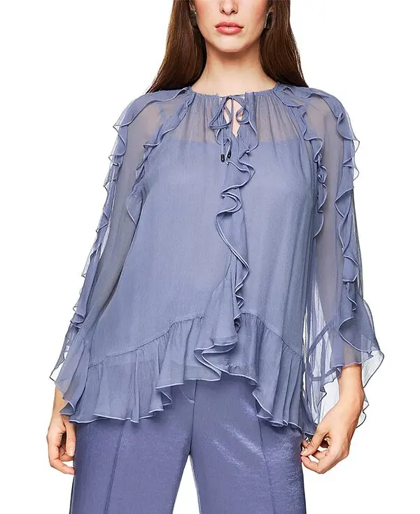 MARC CAIN Flounce Blouse