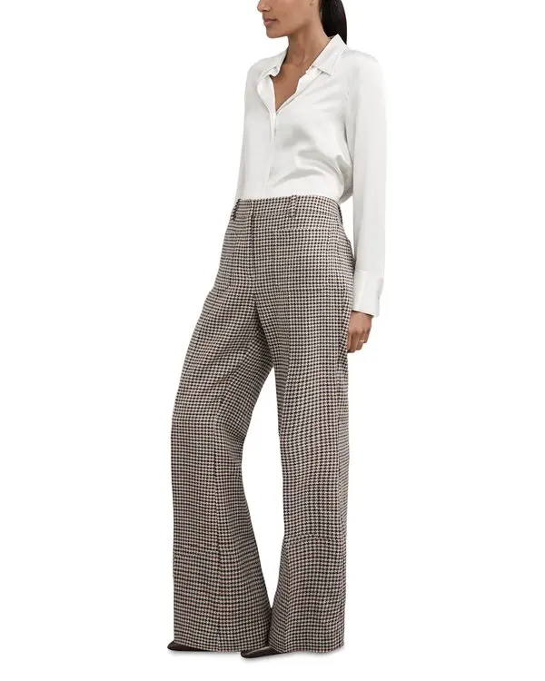 REISS Petites Evie Flared Trousers