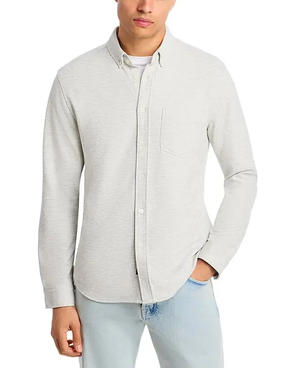 Rails Vincent Button Down Knit Shirt - Heather Grey