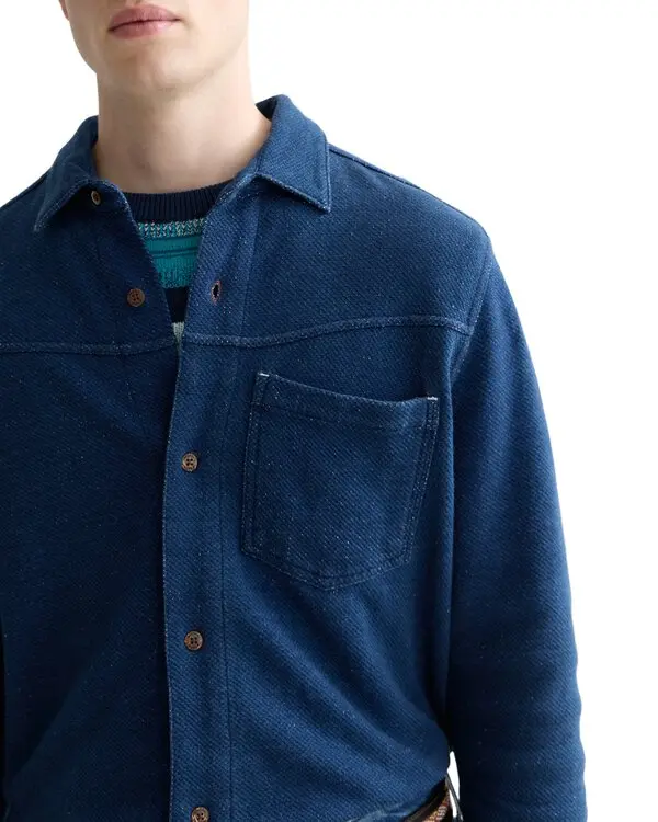 Scotch & Soda Textured Button Front Shirt
