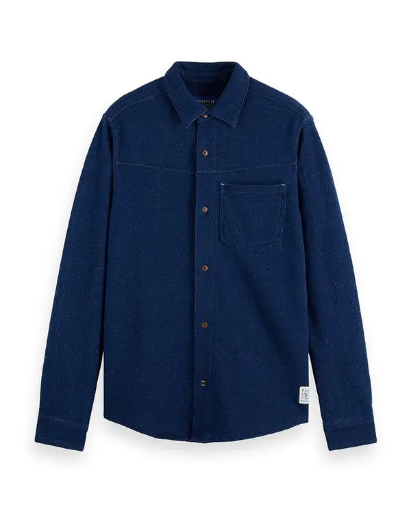 Scotch & Soda Textured Button Front Shirt