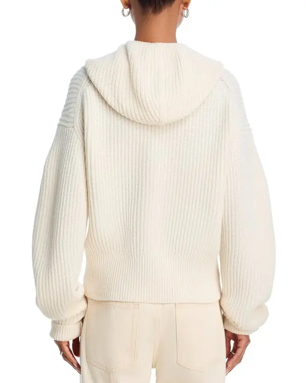 Helmut Lang Wool Blend Balaclava Hoodie