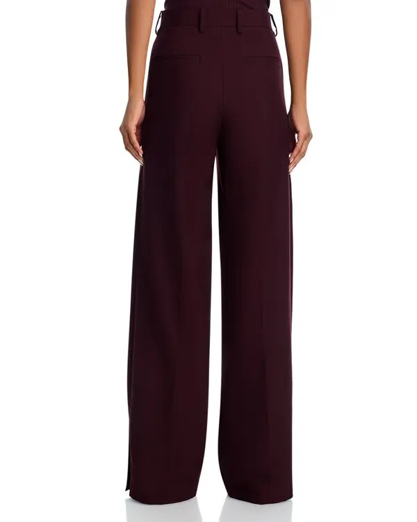 Helmut Lang Wool Vented Wide Leg Pants