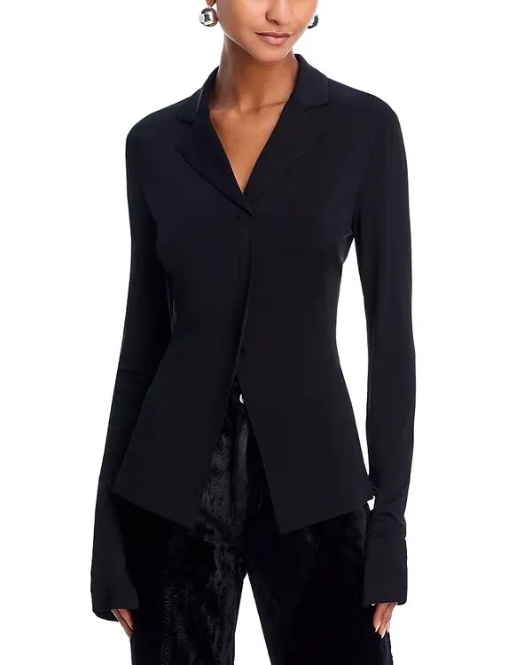 Helmut Lang Long Sleeve Blazer Top