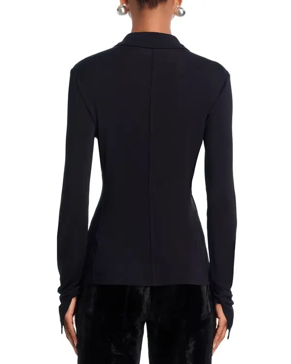 Helmut Lang Long Sleeve Blazer Top
